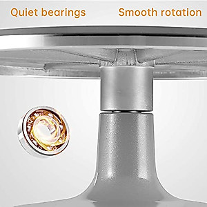 12 Inch Round Aluminum Revolving Cake Decorating Stand,Cake Turntable, Rotating Cake Stand,for Cake,Pastries and Cake Decorations