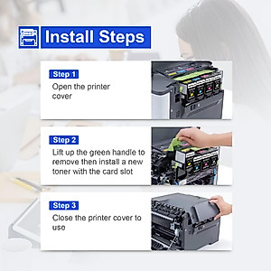 Remanufactured C310 C315 Toner Cartridge Replacement for Xerox 006R04356 006R04357 006R04358 006R04359 for Xerox C310 C315 Printer（Black,Cyan,Magenta,Yellow）