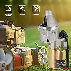 RANSOTO Starter Motor Compatible with Afron, Allmand, Ditch Witch, Toro TX-413 2004-08 Honda 13HP Gas, Honda GX340 GX390 GX420 11HP 13HP 16HP, Replaces 31210-ZB8-0130, 31210-ZE3-013, DB5B6, DB5B8