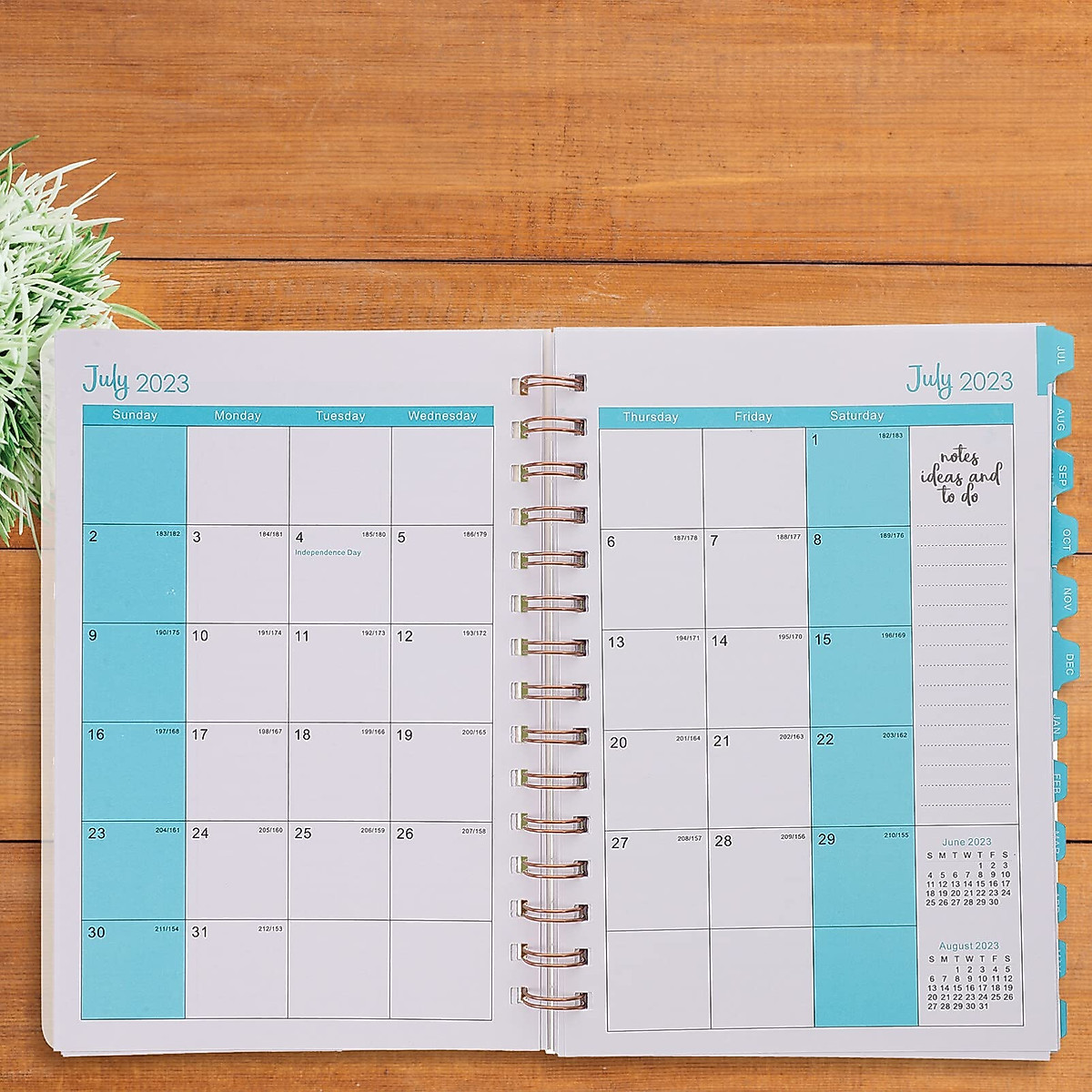 Cabilock 2023 Agenda Book Spiral Notepad Note Taking Notebook Work Notepad Floral Note Pads Planner Notebook Writing Journal Notebook Note Supplies Office Accessory Time Management Notepad