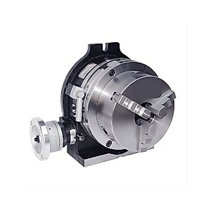 KACOME 6 in. Universal indexing Table Rotary Table 125 3-jaw Chuck milling Machine Indexing Head Vertical and Horizontal indexers