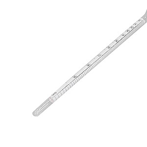 Hydrometer Tool, Glass Wide Application Beer Meter Clear Scale Durable for Home