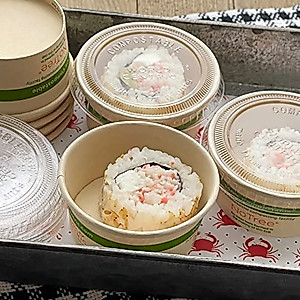 Outside the Box Papers 2 Ounce Souffle Cups and Lids - 100% Biodegradable and Compostable - 100 Pack