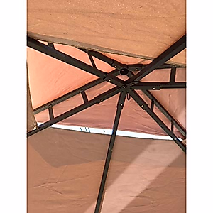 Garden Winds Replacement Canopy Top Cover for The Aldi Gardenline Grill Gazebo - Riplock 350 (Will not fit Any Other Model) - Top Tier 34" x 21", Bottom Tier 96" x 60"