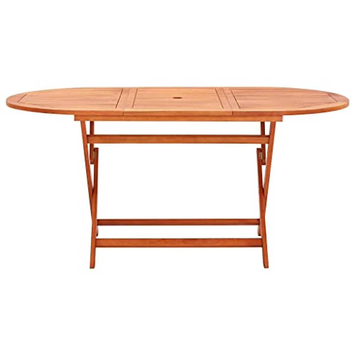 TCSGURK Outdoor Eucalyptus Wood Patio Furniture Dining Set, Table Chairs All Weather Backyard Conversation Set (Color : Black, Size : 63" x 33.5" x 29.5")