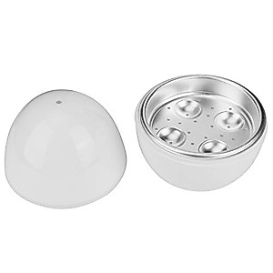 Microwave Steamer for 4 Eggs and Electric Egg Boiler Quick and Poacher,Egg Boiler, Egg Molds for Home Kitchen Utensils Kitchen Accessory