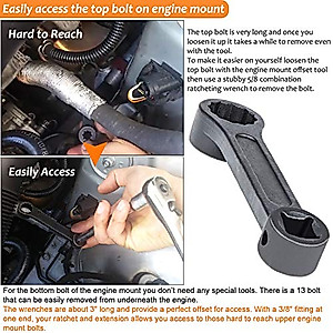 Bonbo Offset 16mm Engine Mount Socket Wrench 4693 for Mercedes Benz