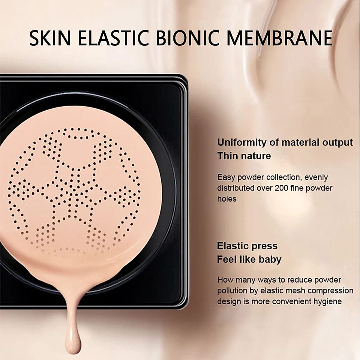 Miniling Mushroom Head Moisturizing Foundation,Air Cushion CC Cream Mushroom Head,Concealer Lasting Nude Makeup,Oil Control,Long Lasting Liquid Foundation Beauty Moisturizing CC Cream (Natural Color)