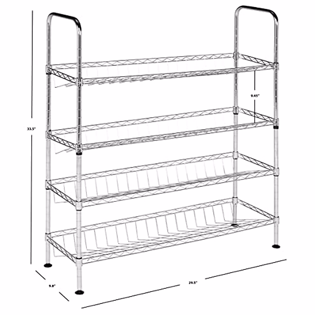 Safavieh Home Collection Lidia Adjustable Shoe Rack