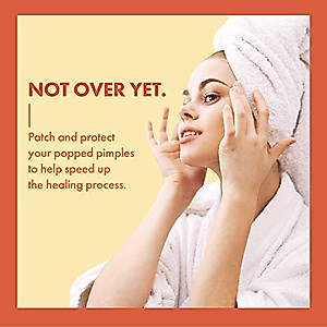 HARUTO Acne Pimple Patches XL (10 patches/1 pack) - Hydrocolloid Large acne Patches Spot Treatment, Tea tree spot patch, acne sticker for Body and Larger Breakouts,