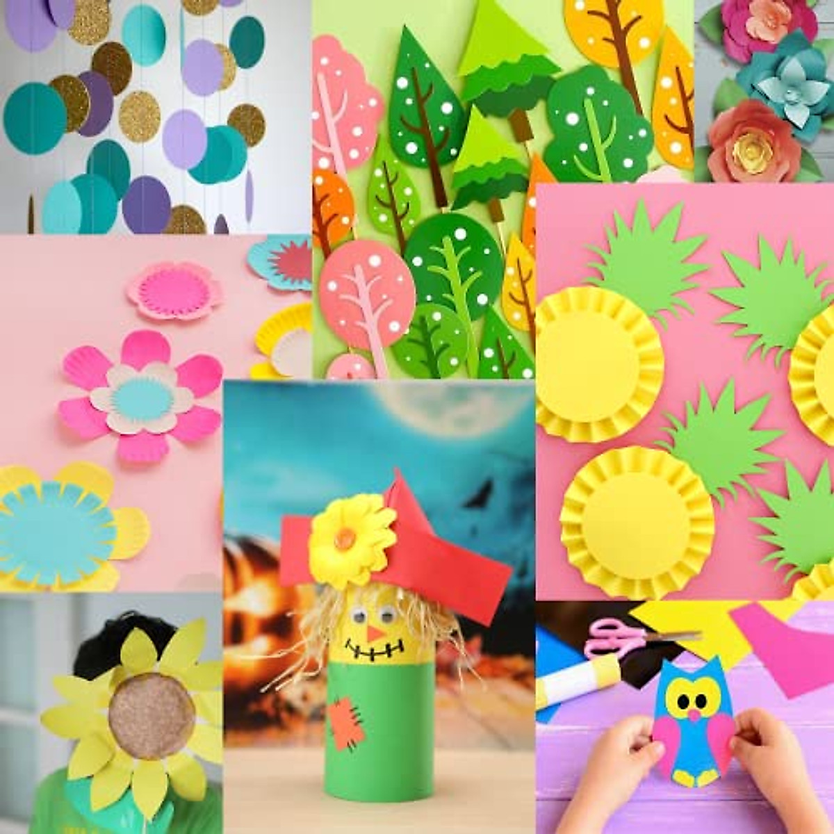 Livholic 120 Sheets Colored Card Stock Printer Paper, 120gsm 32lb 24 Colors Pastel Construction Paper for Kids Scrapbook School Office Printing DIY Craft (120GSM)