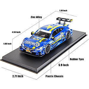RMZ City Compatible for 1:43 Alloy Car Model Mercedes-DTM #2 Metal Die-Cast Model Racecar for Collect