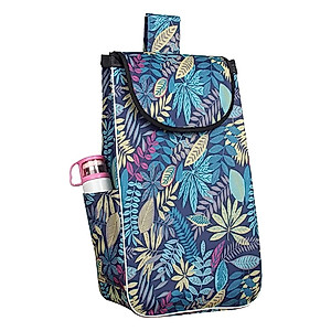 Trolley Replacement Bag - 36L Shopping Trolley Replacement Bag with Side Pockets, Portable Waterproof Oxford Cloth Shopping Cart Trolley, Trolly Bag Shopping L34X W19X H56cm (Color : A, Size : 1PCS