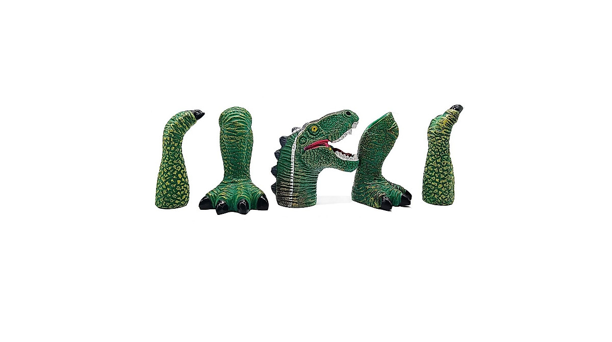 AQKILO Dinosaur Finger Puppet Set for Fun Play