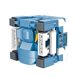 QMAN Building Blocks STEM Toy for Kids Age 6+ Magic Cube Bricks Transform Animal Toys to Build Educational Learning Creative Building Kit Gift Toy for Boys and Girls, 149 Pieces (Hippo Model)