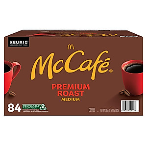 McCafe Premium Medium Roast K-Cup Coffee Pods, Premium Roast, 84 Count