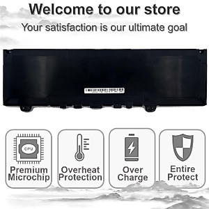 KYTD F62G0 Battery for Dell inspiron 13 5370 7370 i7373 7373 7380 7386 2-in-1 Vostro 5370 P83G P83G001 P87G P87G001 P83G002 P91G Series F62GO RPJC3 39DY5 11.4V 38Wh