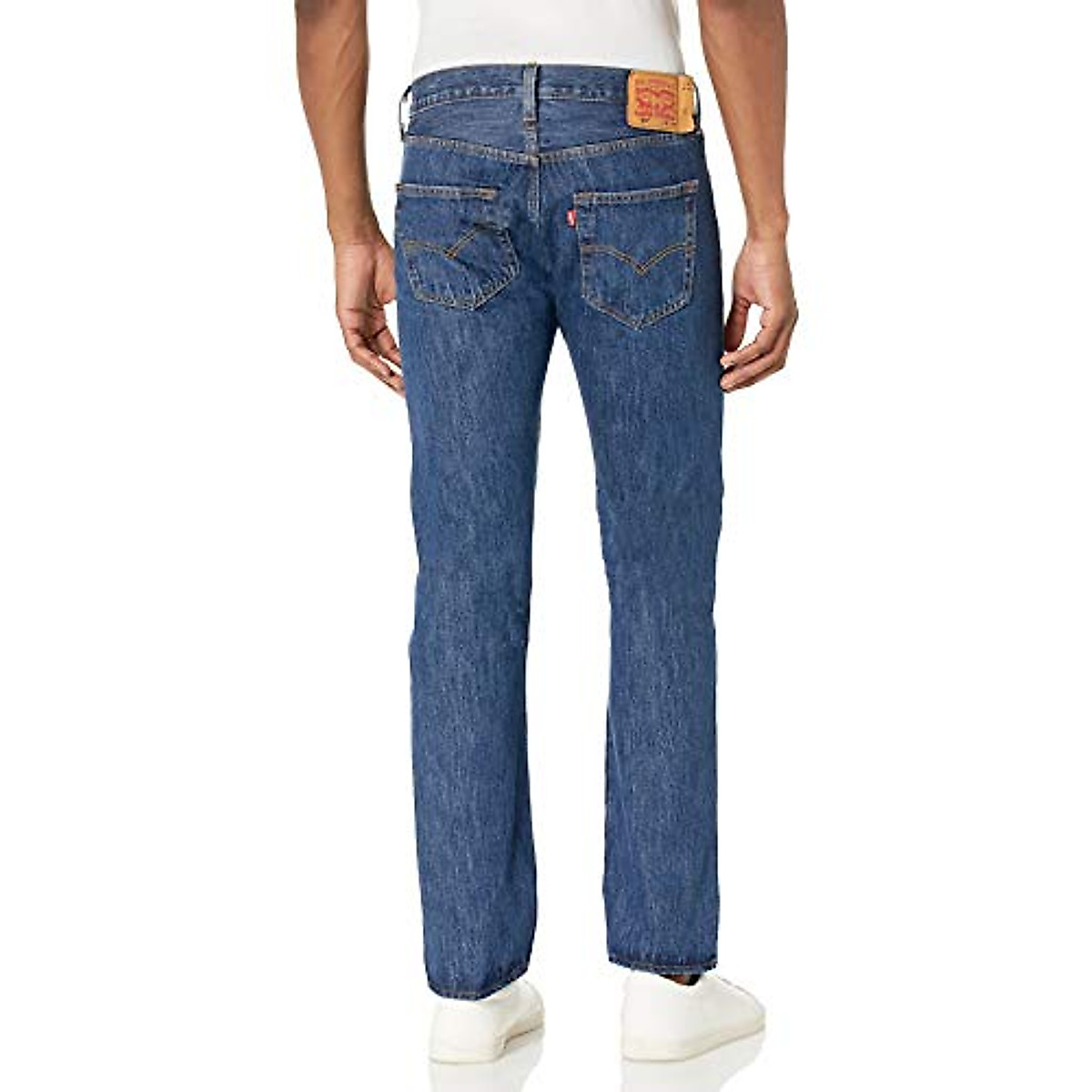 Levi's Men's 501 Original Fit Jeans (Also Available in Big & Tall), Dark Stonewash, 34W x 34L