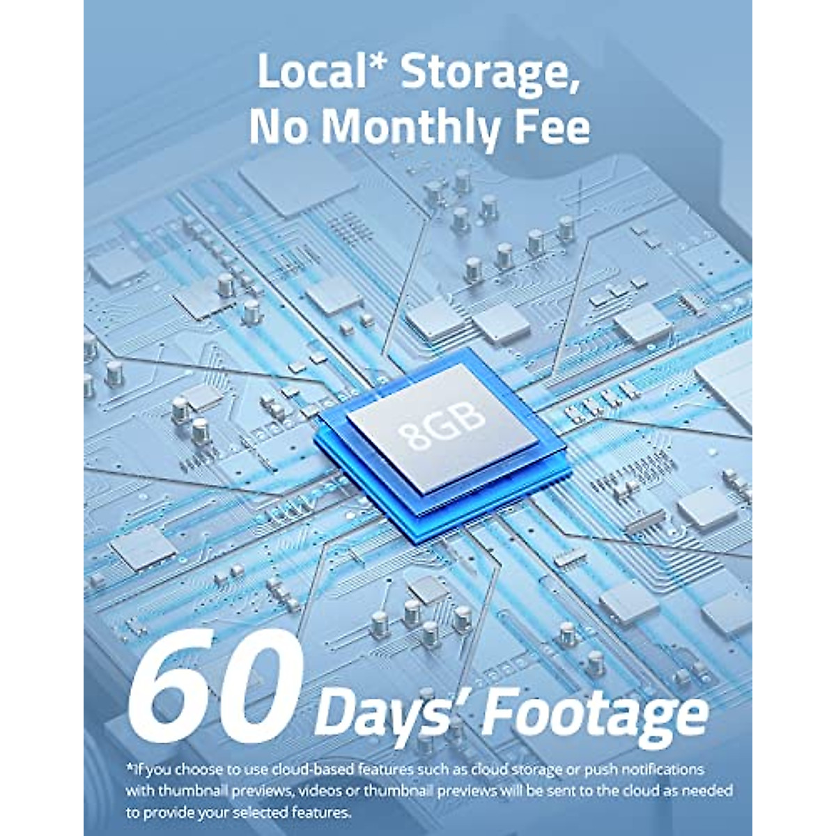 eufy security, SoloCam E40, Outdoor Security Camera, Advanced AI Person-Detection, Two-Way Audio, 2K Resolution, 2.4 GHz Wi-Fi Only, IP65 Weatherproof, No Monthly Fee