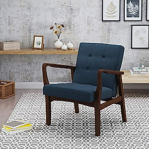 Christopher Knight Home Brayden Fabric Club Chair, Navy Blue