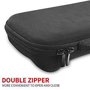 Emvaoal Carrying Case Compatible with Steam Deck, Fit Ac Adapter Chargers, with 16 SD Games Cartridges Portable Travel Carrying Case Pouch for Steam Deck Console & Accessories