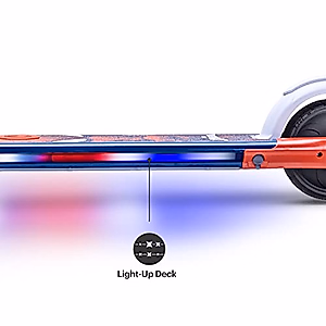 Jetson Marvel Spider-Man Kids' Electric Scooter, 7 Miles Per Hour, 4 Miles Max Range, 60-Watt Motor, Light-Up Deck, Height-Adjustable Handlebar, Ages 8+, JSPMN-ELE