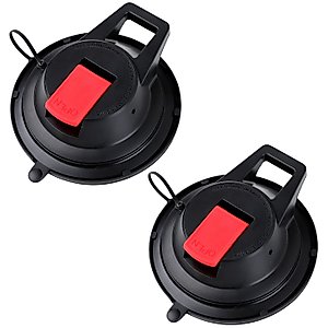 2 Pcs Heavy Duty Suction Cup Anchor Multipurpose Suction Cup Tie Down Suction Cup Anchor Hook for Camping Trap Car Awning Home Kitchen or Dogs