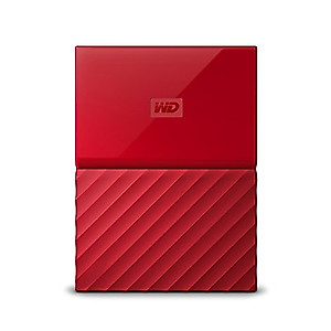 WD 2TB Red My Passport Portable External Hard Drive - USB 3.0 - WDBYFT0020BRD-WESN (Renewed)