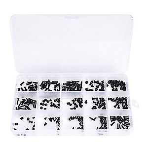 300PCS/BOX New for Laptop Repair Screws Tool Kit Replacement Black Screw for Computer HP Dell for Lenovo Sony Toshiba Samsung IBM SCRW-106805