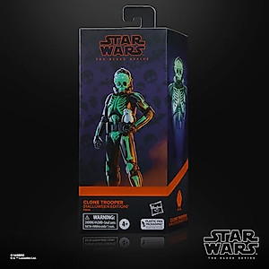 STAR WARS The Black Series Clone Trooper (Halloween Edition) and PORG Toys, 6-Inch-Scale Holiday-Themed Collectible Figures, Ages 4 and Up