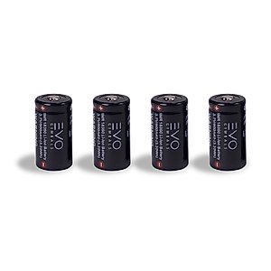 EVO Gimbals IMR 18350 900mAh 3.7V Lithium-Ion Battery Set for EVO SS Wearable Gimbal - 4 Pack