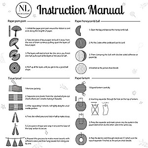 Nicrolandee 15 Pcs Navy Blue Tissue Paper Tassel Garland Gold Foil Art Party Garland for Wedding Engagement Baby Shower Bridal Shower Nautical Birthday Bachelorette Party Decor