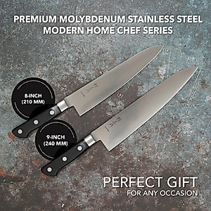 Syosaku Japanese Chef Knife Premium Molybdenum Stainless Steel, Gyuto 8.3-inch (210mm)