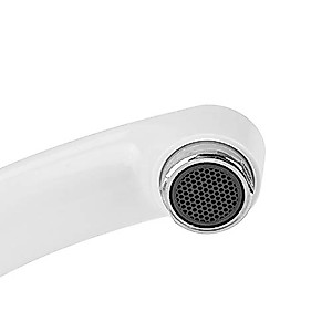 Plastic Tap,Bathroom Kitchen Sink Faucet ABS Plastic Single Handle Bar Faucet Cold Water Faucet Water Tap for Kitchen Sink Bathroom Basin Bathtub Mop Pool G1/2(Straight Handle)