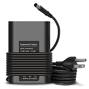 WZXHU 65W 19.5V 3.34A Laptop Charger Replacement for Dell Latitude 5400 5480 5490 7480 7490 5500 5580 5590 7280 7290 e7470 e6420 e6430 e6440 e5450 e5470 LA65NM130 AC Adapter Power Cord