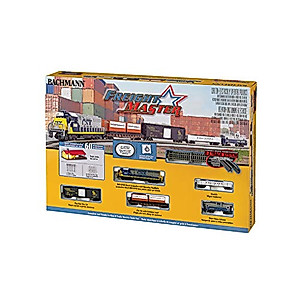 Bachmann Trains - Freightmaster Ready To Run 60 Piece Electric Train Set - N Scale