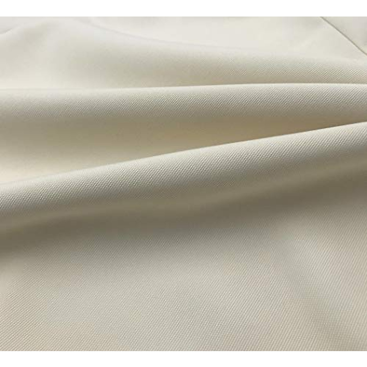 CozyLounge Indoor Outdoor Water Repellent High UV Resistant Patio Chair Cushion Cover (22"x22"x4" (4 Covers), Cream White)