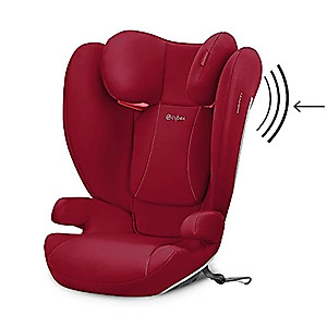 CYBEX Solution B-Fix High Back Booster Seat, Lightweight Booster Seat, Secure LATCH Installation, Linear Side Impact Protection, 12-Position Adjustable Headrest, for Kids 40-120 Lbs.