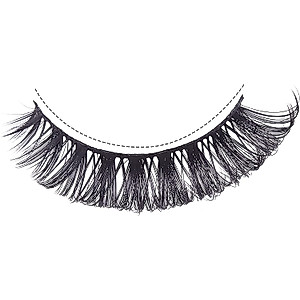 DALAETUS False Eyelashes, 10 Pairs Pack Russian Strip Lashes Natural Wispy Fluffy Lashes 3D Effect Fake Eyelashes