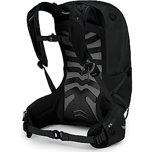Osprey Talon 22L Men's Hiking Backpack with Hipbelt, Stealth Black, L/XL