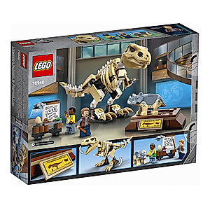 LEGO Jurassic World T. rex Dinosaur Fossil Exhibition 76940 Building Kit; Cool Toy Playset for Kids; New 2021 (198 Pieces)