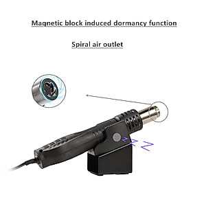 TXINLEI 8858+ 110V 680W SMD Hot Air Gun Hot Air Welder Rework Station Soldering Station 3 Nozzles Mobile Phone Repair Tool