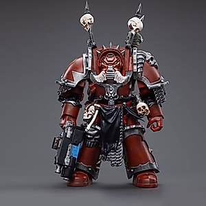 JOYTOY Warhammer 40K Chaos Space Marines Word Bearers Chaos Terminator Garchak VASH 1/18 Scale Figure