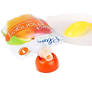 Plum Organics Just Fruit, Mangos, 3.5-Ounce Pouches (Pack of 12)