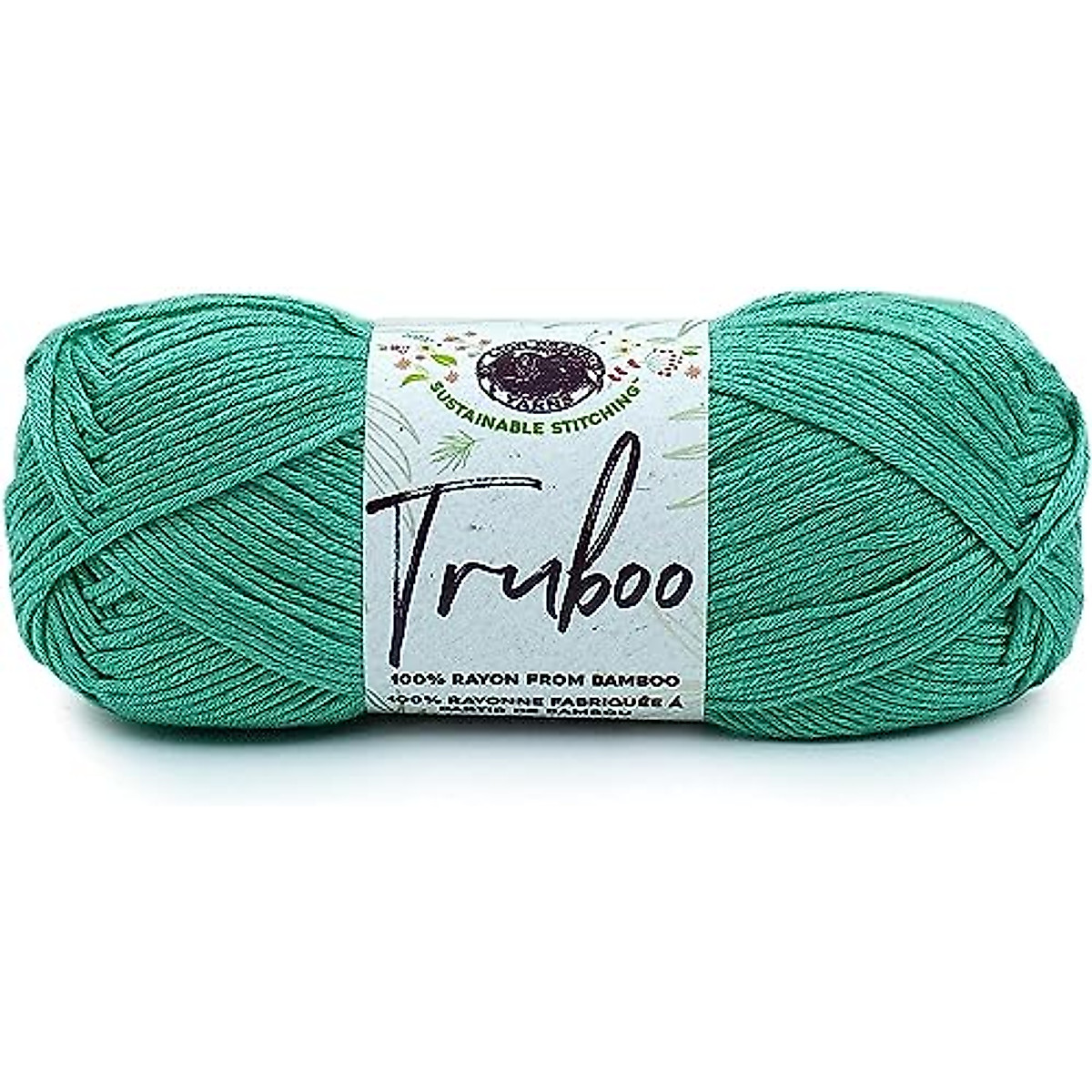 Lion Brand Yarn - Truboo - 6 Pack Assortment with Needle Gauge (Springtime)