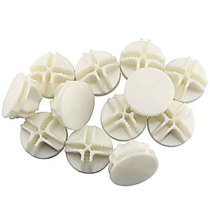 TAODAN 32pcs Wire Cube Grid Connector with Nylon Cable Ties,Wire Cube Plastic Connectors Snap Organizer for Closet Storage Wire Shelving (White)