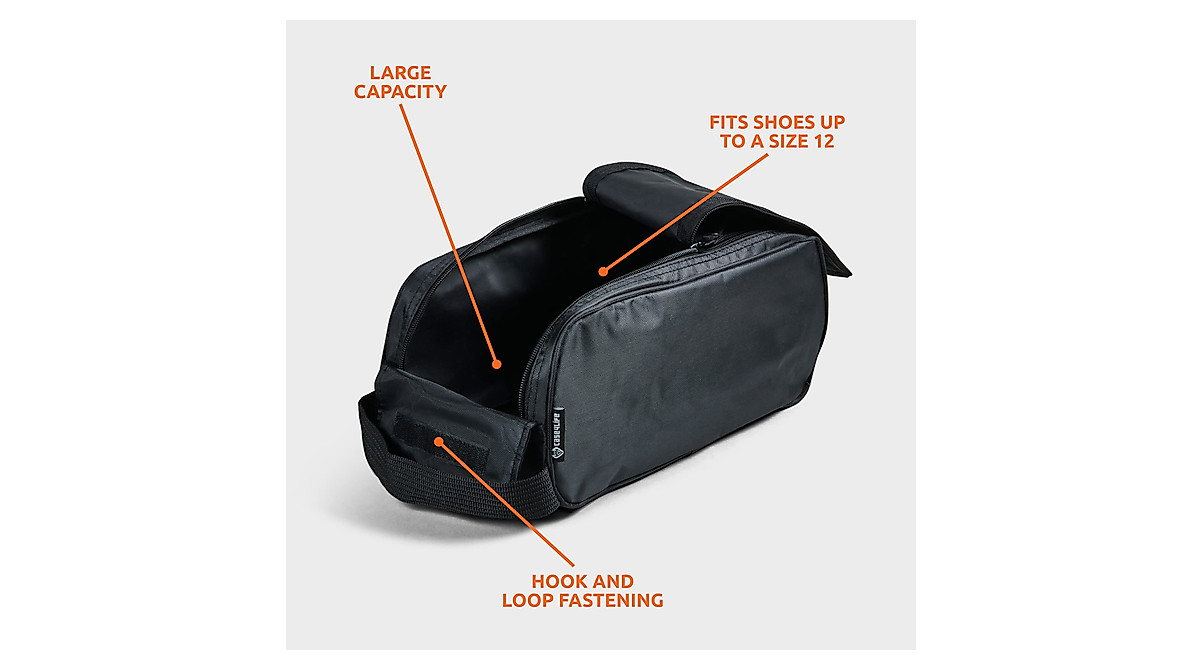 Case4Life Black Sneaker Shoe Duffle Bag - Travel Ready