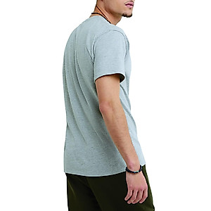 Champion mens Classic Jersey Tee Shirt, Oxford Gray, Large US