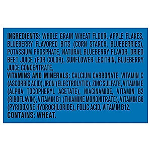 Gerber Lil Bits Whole Wheat Apple Blueberry Baby Cereal, 8 Oz , Pack of 6