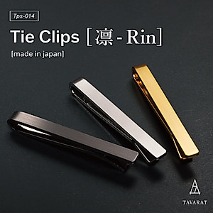 [TAVARAT] Tie Clip Tie Clips for Men Gold made in japan Tie Bar Tie Pin Tps-014-gd (gold)
